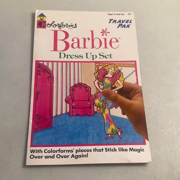 Barbie | Toys | 989 Vintage Colorforms Barbie Dress Up Set | Poshmark